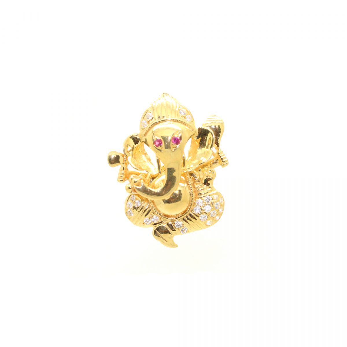 Gold Ganesh Locket – Gahana Online