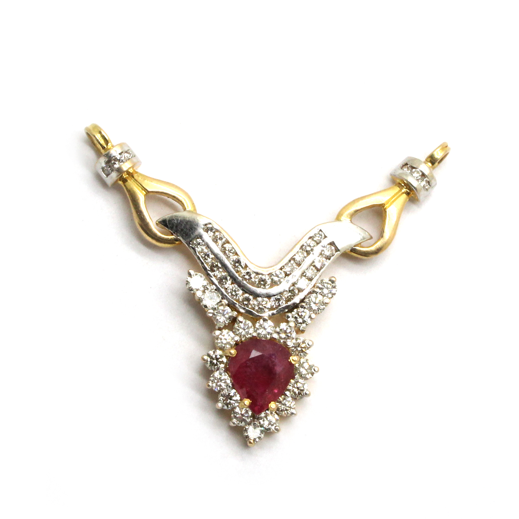Diamond Mangalsutra Locket – Gahana Online